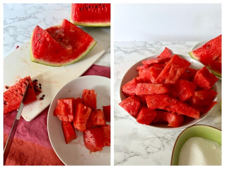 Refreshing Watermelon Sorbet Recipe - Recipes from Italy