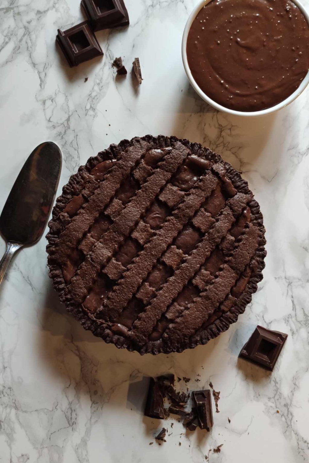 Italian Chocolate Tart (Crostata al Cioccolato) - Recipes from Italy