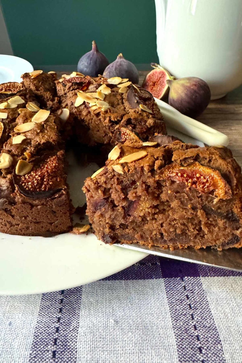 Italian Chocolate Fig Cake with Ricotta - Recipes from Italy