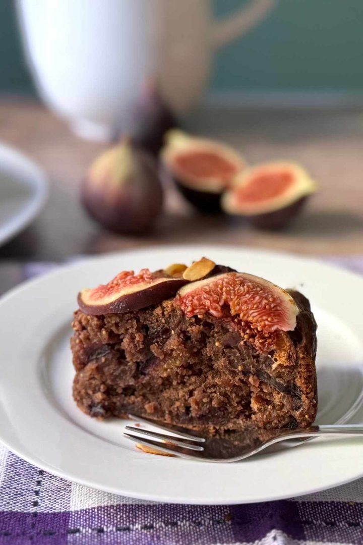 Italian Chocolate Fig Cake with Ricotta - Recipes from Italy