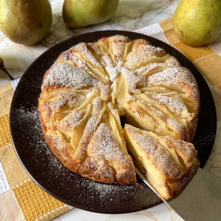 Italian Pear Ricotta Cake - Recipes from Italy