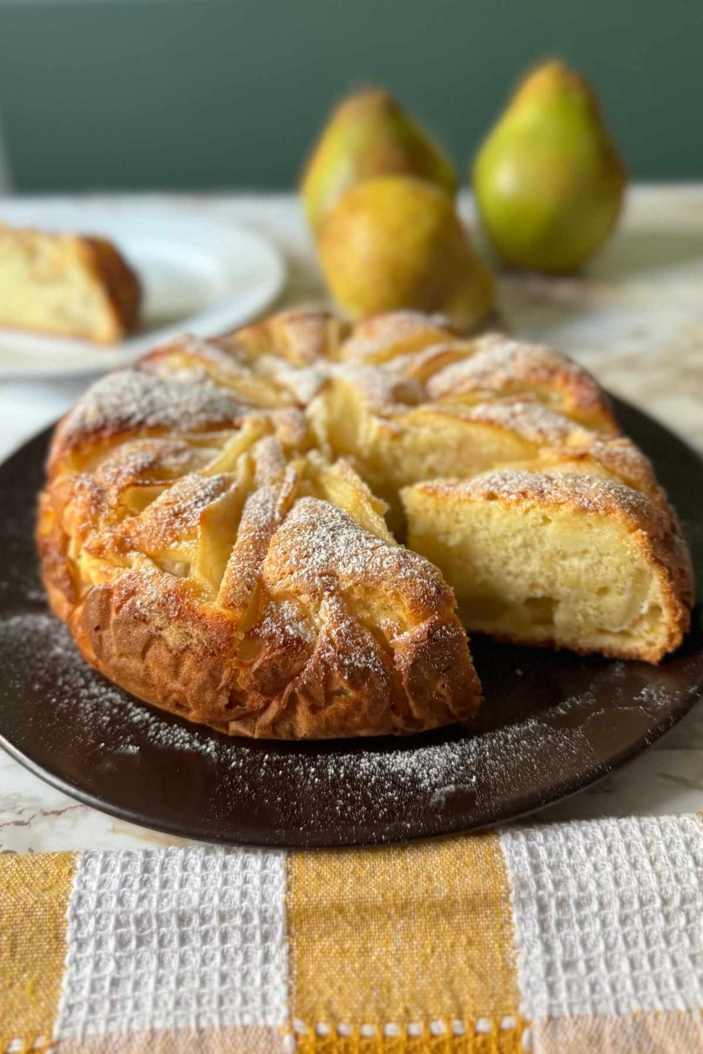 Italian Pear Ricotta Cake - Recipes from Italy