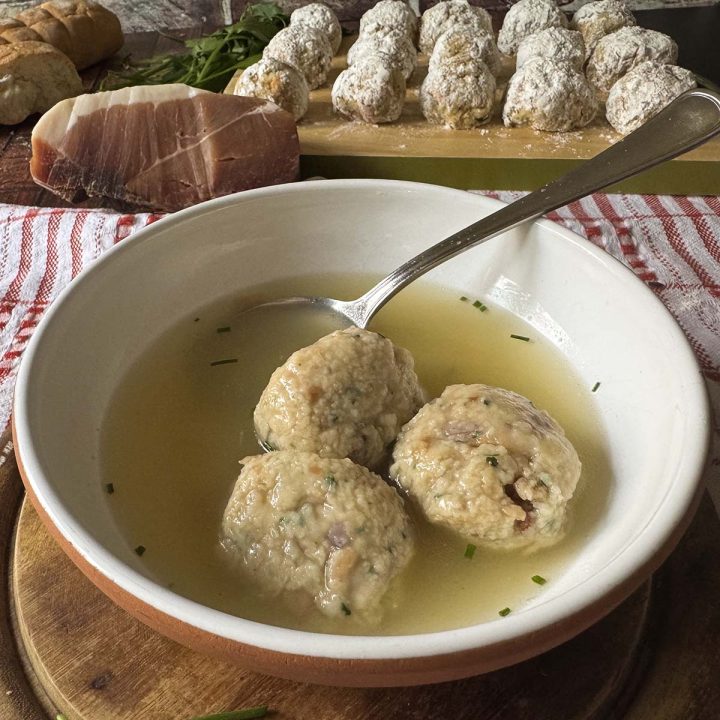 Canederli: Traditional Tyrolean Bread Dumplings with Speck - Recipes ...