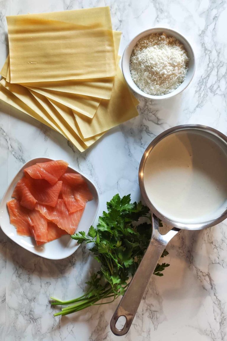 Easy Smoked Salmon Lasagna Recipe - Recipes from Italy