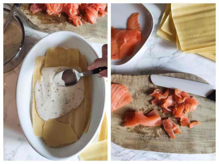 Easy Smoked Salmon Lasagna Recipe - Recipes from Italy