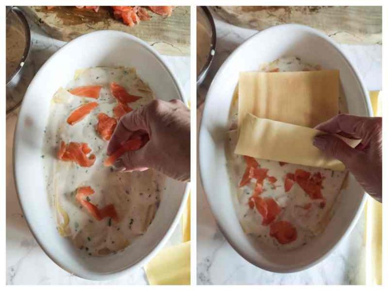 Easy Smoked Salmon Lasagna Recipe - Recipes from Italy