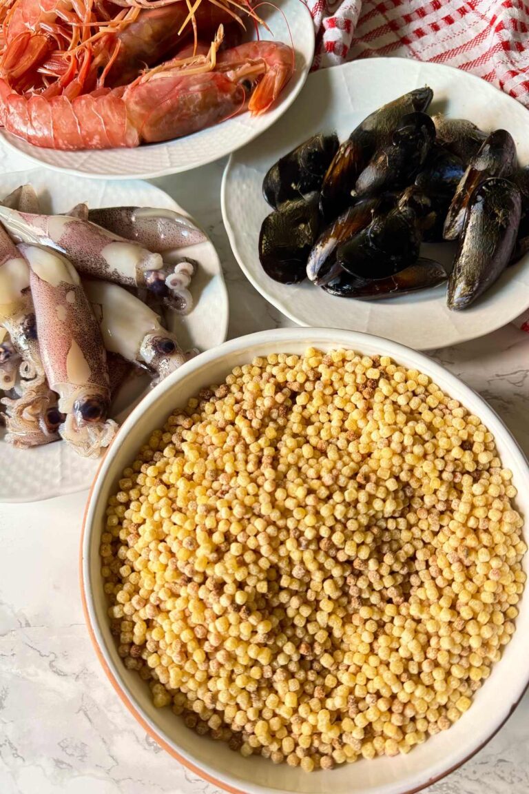 Fregola ai Frutti di Mare (Sardinian Pasta with Seafood) - Recipes from ...