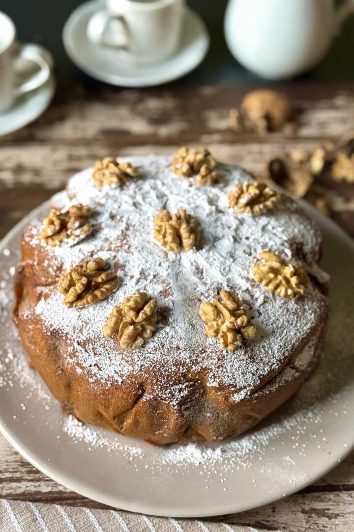 Soft Italian Walnut Cake - Recipes from Italy