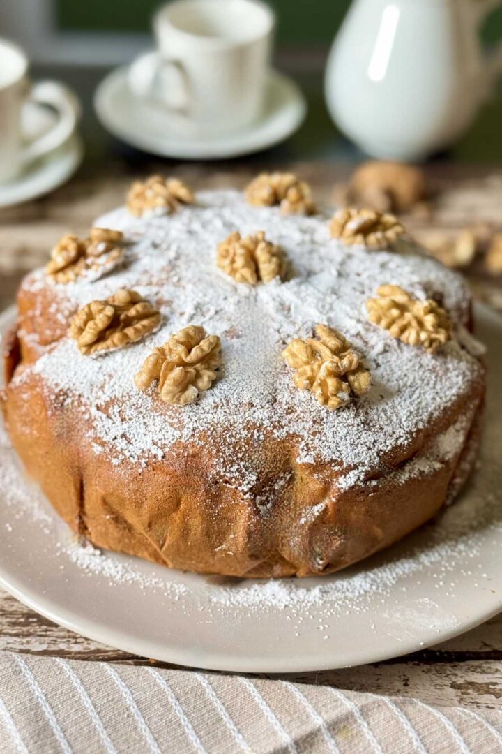 Soft Italian Walnut Cake - Recipes from Italy