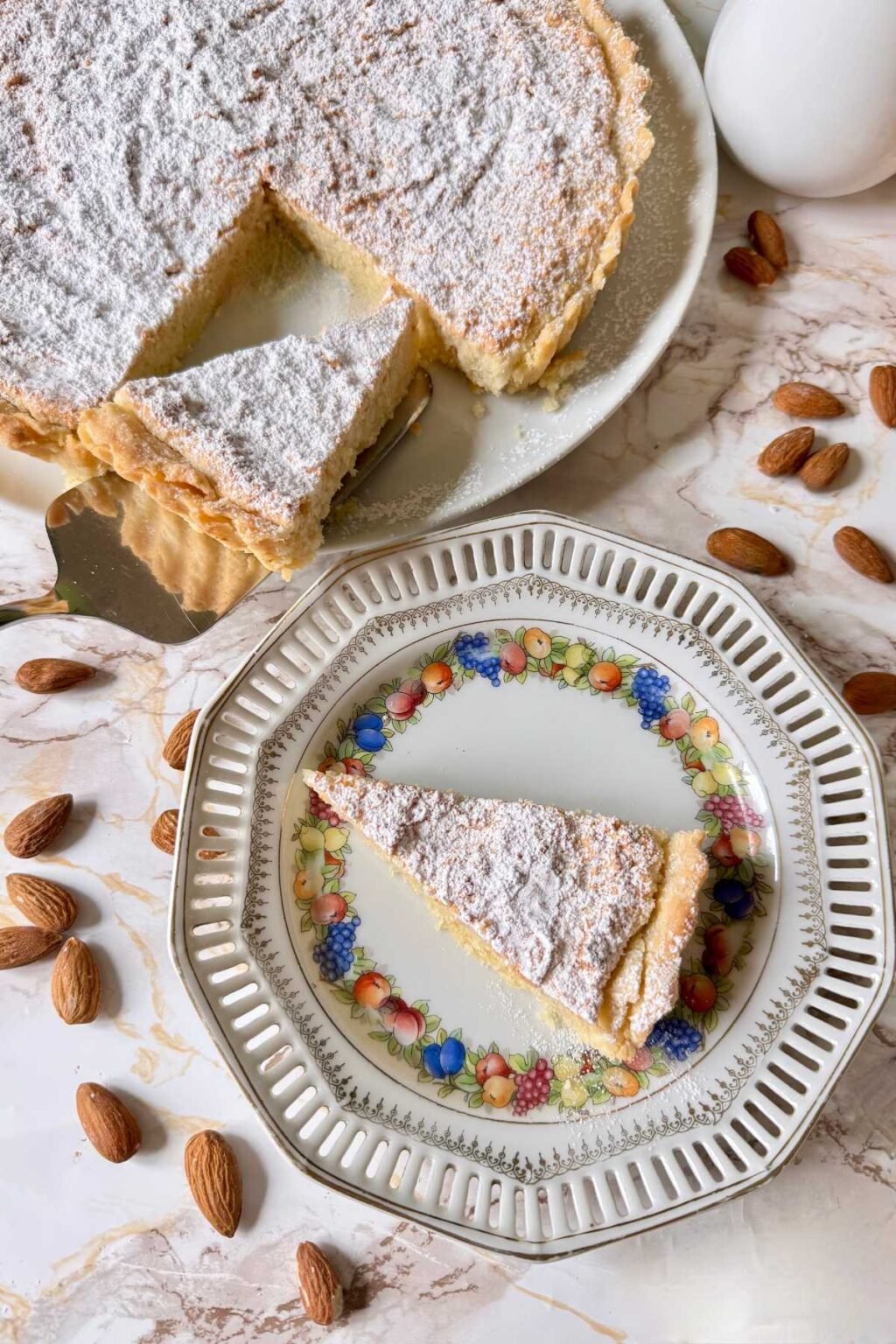 Crostata di Mandorle (Italian Almond Tart) - Recipes from Italy