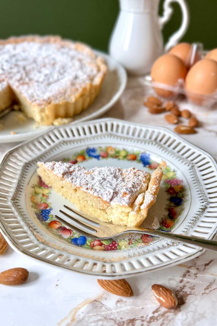 Crostata di Mandorle (Italian Almond Tart) - Recipes from Italy