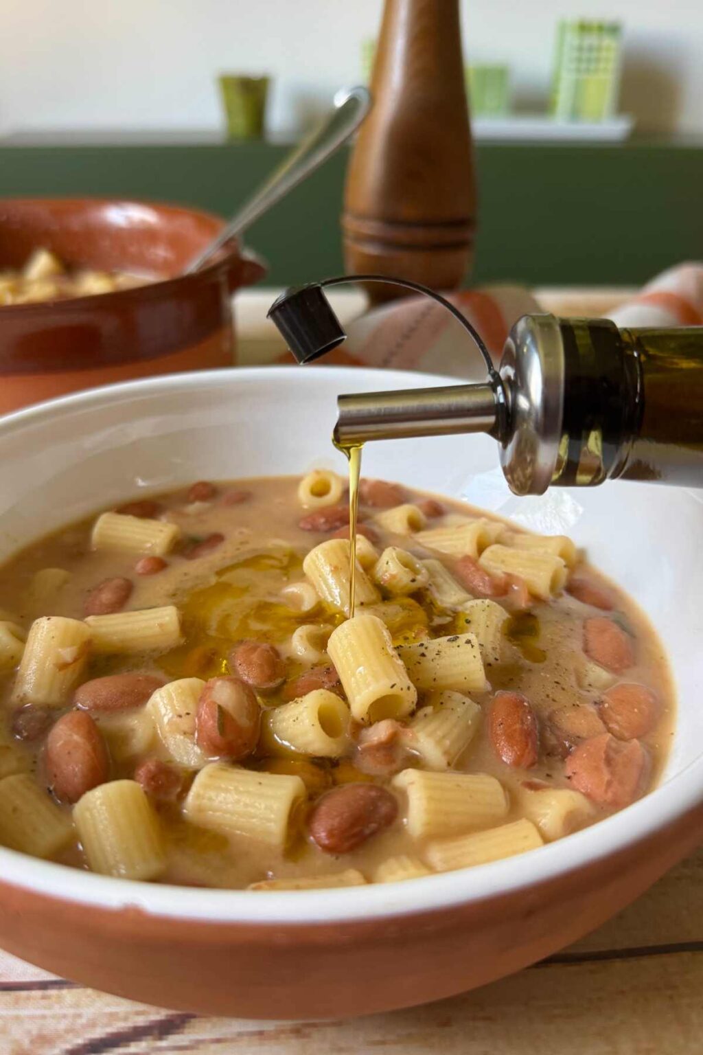 Pasta e Fagioli (Italian Pasta and Beans Soup) - Recipes from Italy