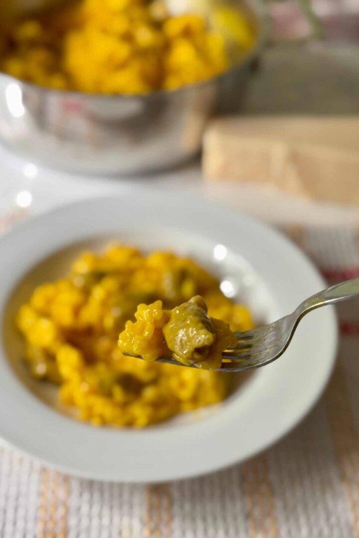 Risotto alla Monzese (Italian Saffron Risotto with Sausage) - Recipes ...