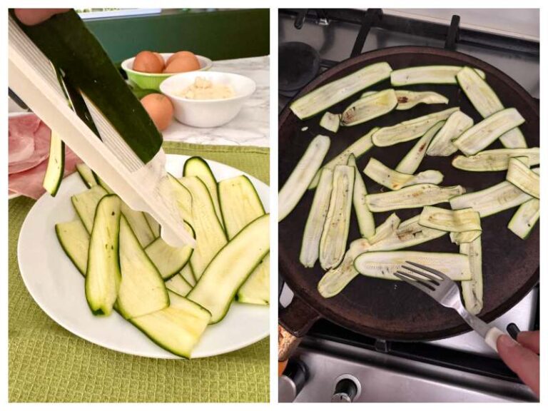 Frittata Roll with Ham, Zucchini and Robiola - Recipes from Italy