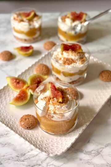 Easy Ricotta and Fresh Fig Dessert Cups - Recipes from Italy