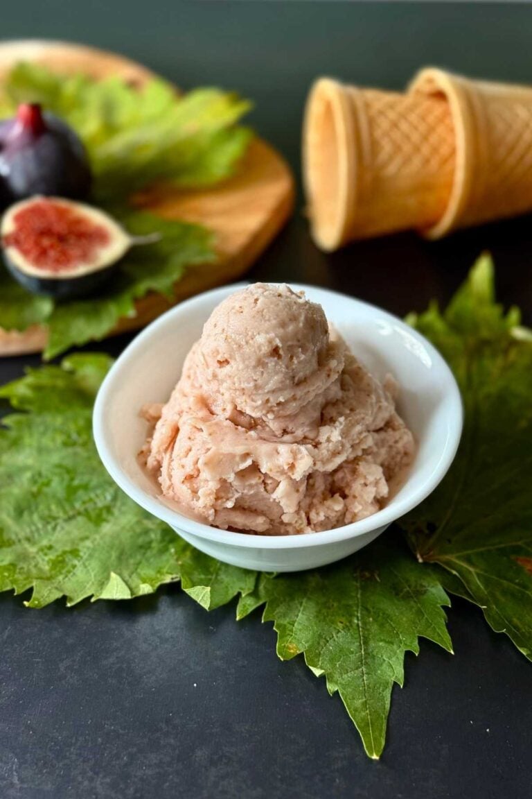 Fig Gelato Recipe (No Eggs With Fresh Figs) - Recipes from Italy