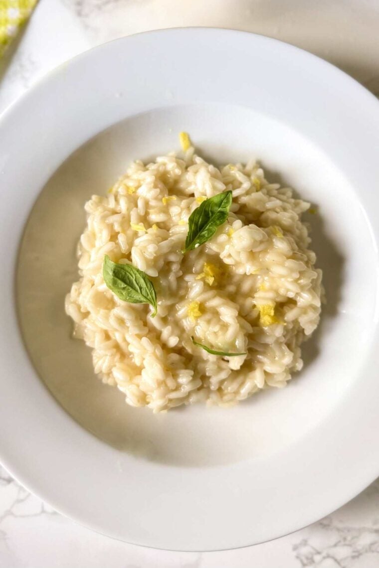 Lemon Risotto Recipe – Creamy Italian Risotto with Fresh Lemon ...